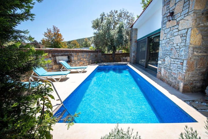 Müstakil Havuzlu, ŞöMineli Keyifli, Sakin Villa - Torba