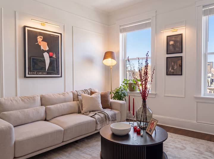Elegant Nyc Apartment | Bright, Stylish & Cozy - Jersey City, NJ