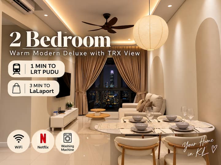 2br Skyline Kl | Trx | Klcc | #1 Min To Lrt Pudu - Bukit Bintang
