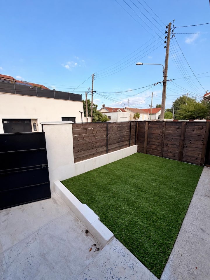 T2 Cosy Avec Jardin - Pessac
