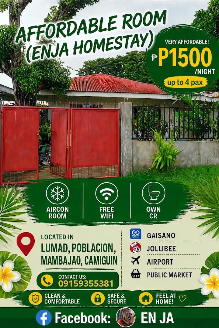 Enja Homestay: Exclusive Twin Room - Camiguin