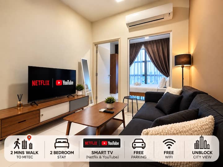 12: Artemk | 2br | Mitec | Free Wi-fi & Parking - Sentul