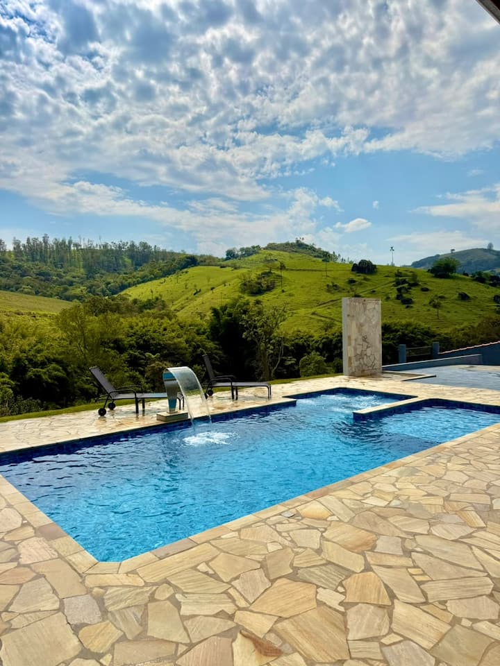 Casa De Campo Com Piscina E Vista Panorâmica - Socorro, Brazil