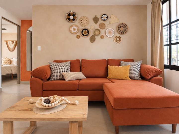 Departamento Ocre En Fracc Privado Con Casa Club. - San Miguel de Allende