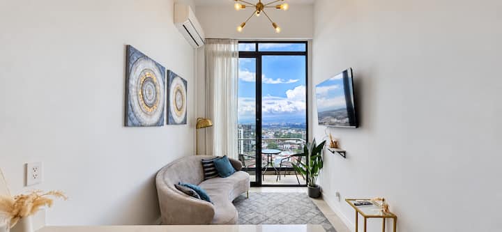 Sky Garden Tower, Apartamento A/c 15 Min Airport - San José