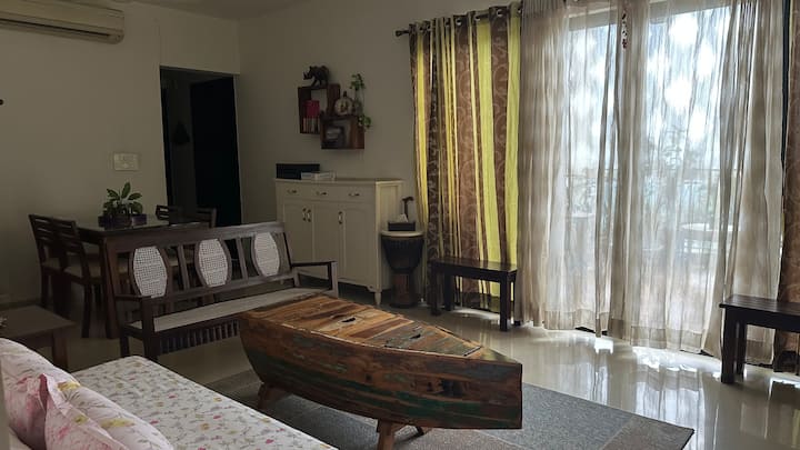 2bhk | Balcony, Green Views & Good Vibes - Pune