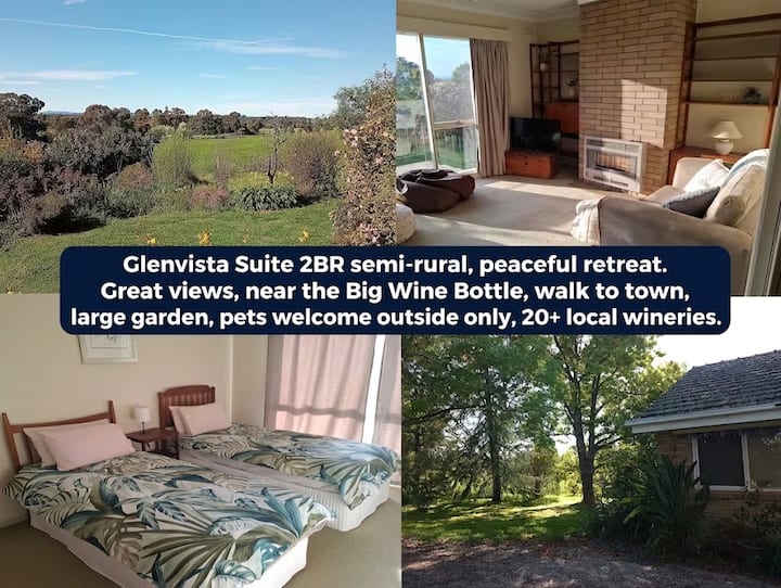 Glenvista Suite - Rutherglen Town 2br, Great Views - Rutherglen