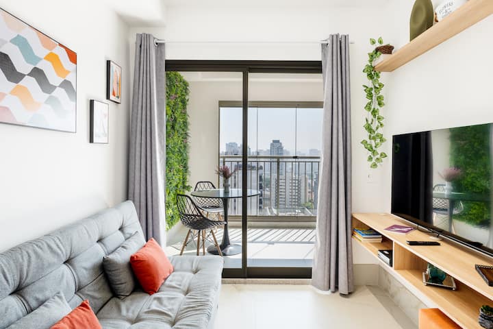 Bsr | Grand Studio | Nubank Park View | Gym & Pool - Brazil