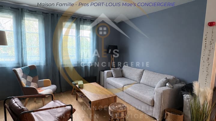 Maison Famille/pros à 250m De La Rade Port-louis - Lorient