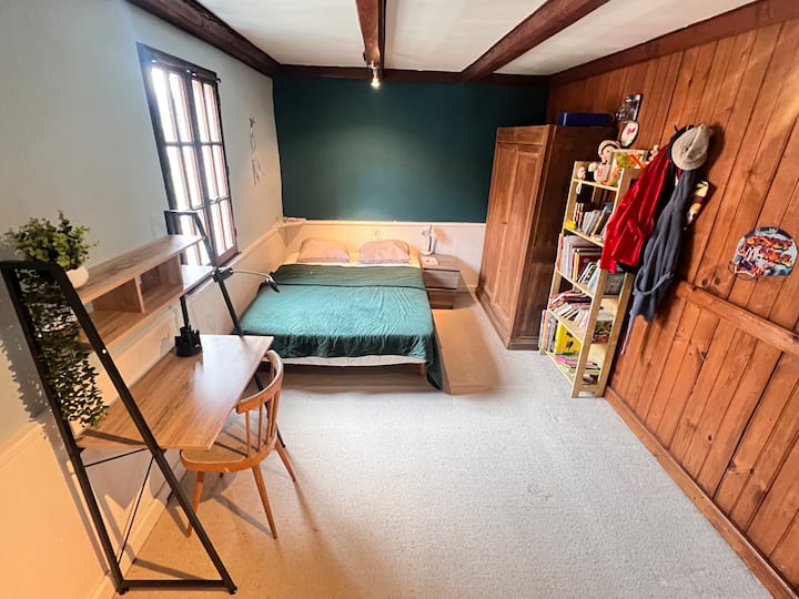 Chambre Calme Dans Une Ferme Rénovée. - 博訥維爾