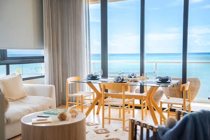 3br Beachfront Apartment In Puerto Morelos Featuri - Puerto Morelos