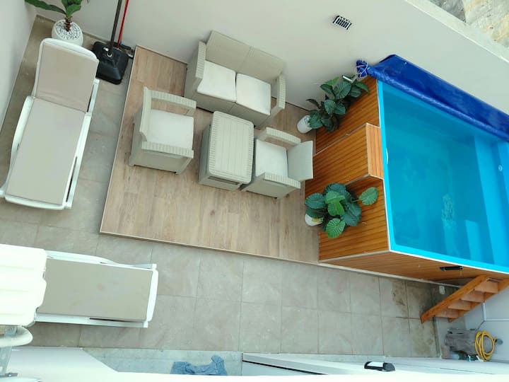 Superbe S+2 Avec Terrasse Et Piscine Privée - Mahdia