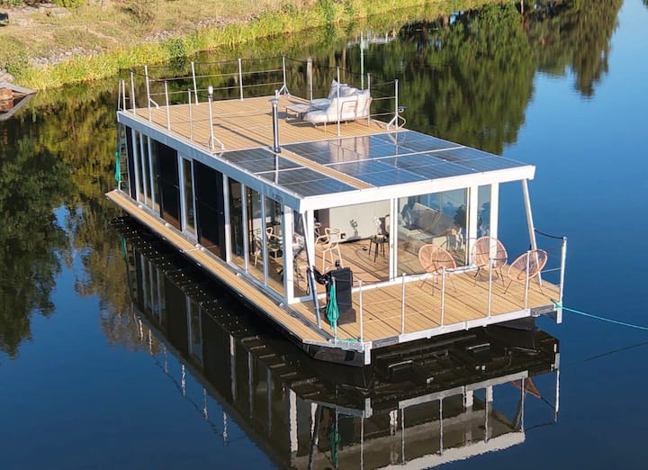 Luxury Houseboat Villamar Berlin  Sauna & Rooftop - Dallgow-Döberitz