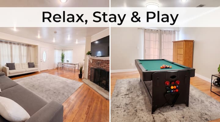 Bright & Spacious Home | Game Room | Near La & Oc - Hacienda Heights, CA