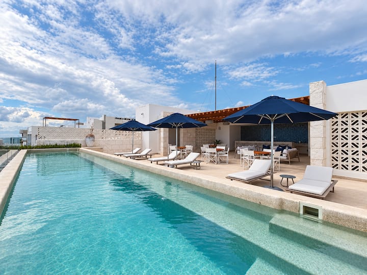Spacious Getaway For 6 Guests - Puerto Morelos