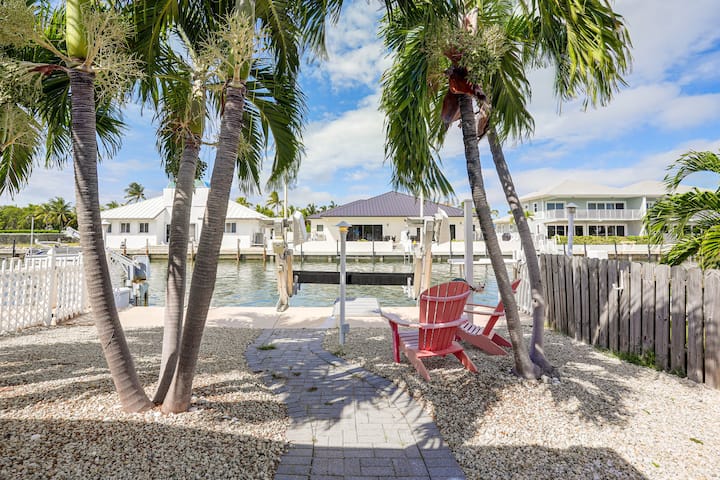1/2 Mi To Ocean! Canal-front Key Colony Beach Home - Marathon, FL