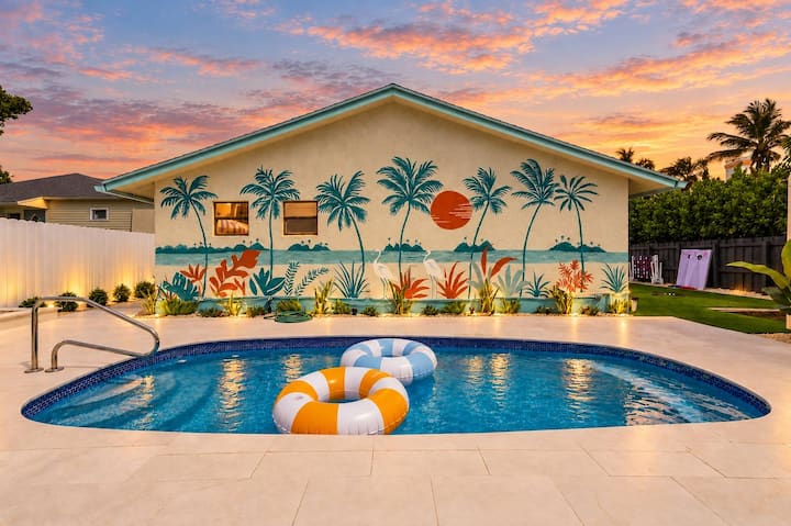 Palm Beach Retreat | Pool, Cold Plunge & Games - 西棕櫚灘