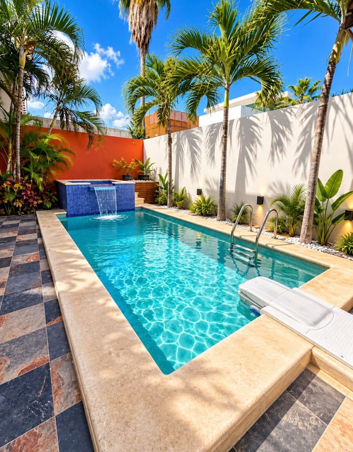 Casa Con Alberca Y Jacuzzi Grande - Cancún