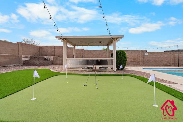 Mediterranean Oasis 4 Bed, 2 Bath + Pool + Putting - Albuquerque, NM