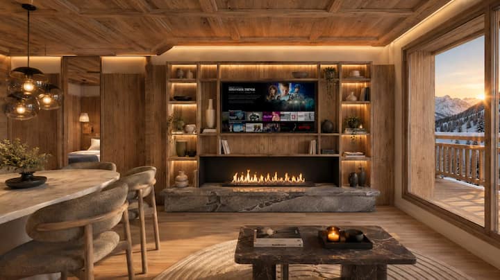 Apt Neuf, Ski In/out, Piscine & Spa - Morel - Les Menuires