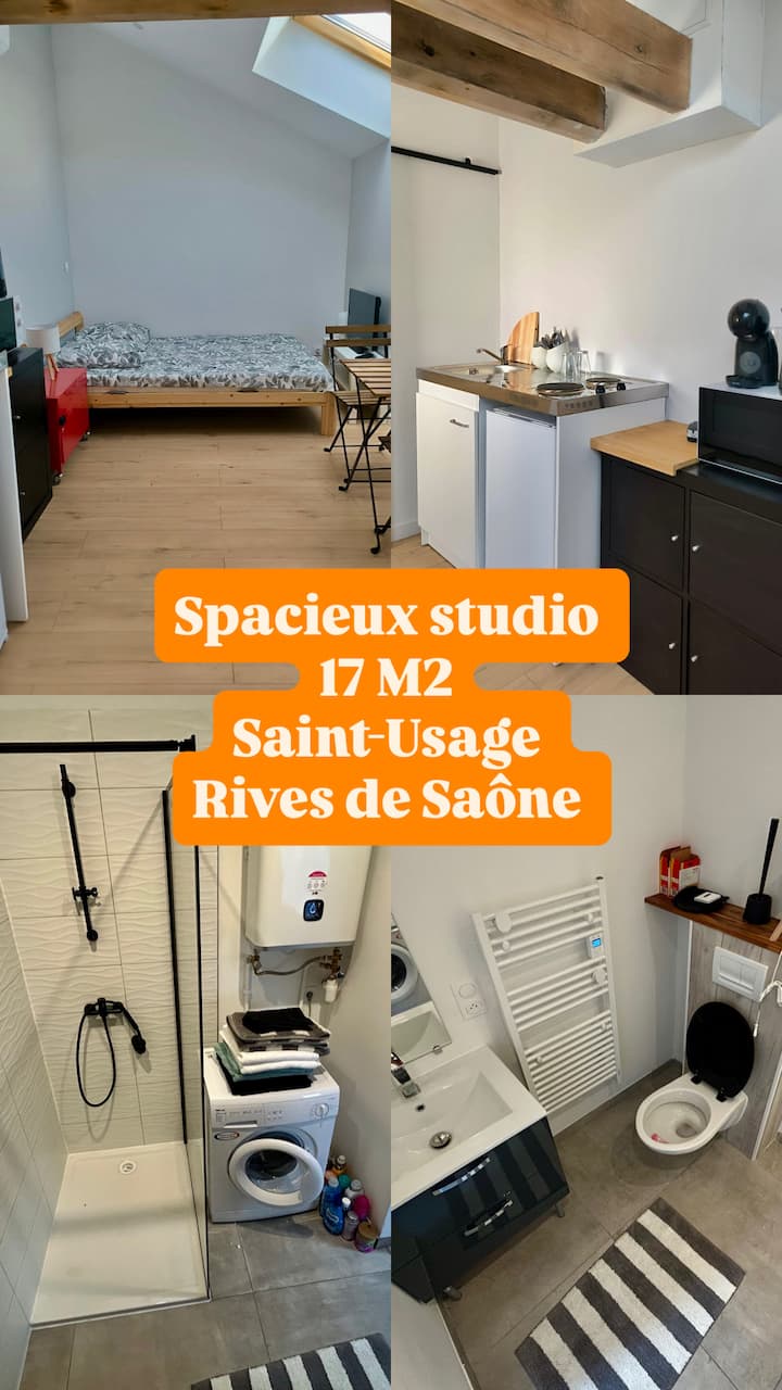 Spacieux Studio Situé à Saint-usage - Saint-Jean-de-Losne