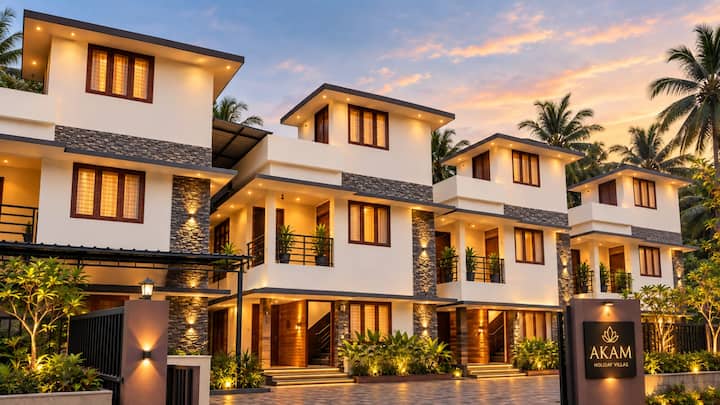 Ac 4 Bhk Villa In Calicut City (4 Ac Rooms) - 科澤科德