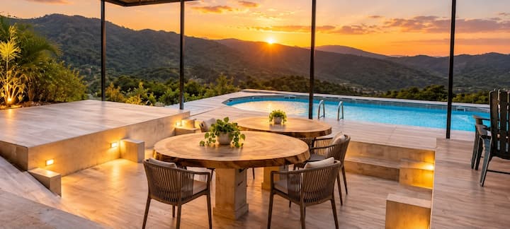 Finca Privada, Piscina Infinita Vista A La Montaña - Tocaima