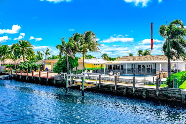 Maison Bord De L'eau Avec Piscine L 5 Ch + Plage - Pompano Beach, FL