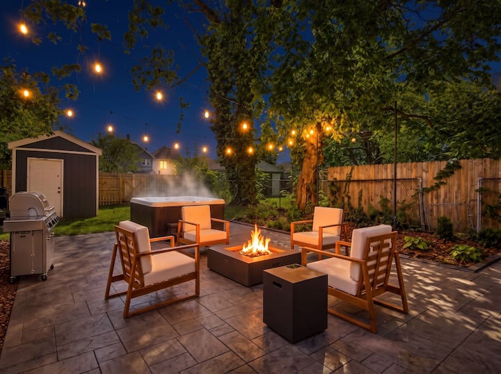Maison Hinman - Hot Tub, Fire Pit, Grill - Grove City, OH