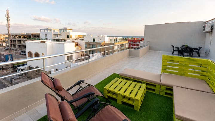 3 Apartments For Up To 14 Guests In Estoril Beach - Kaapverdië