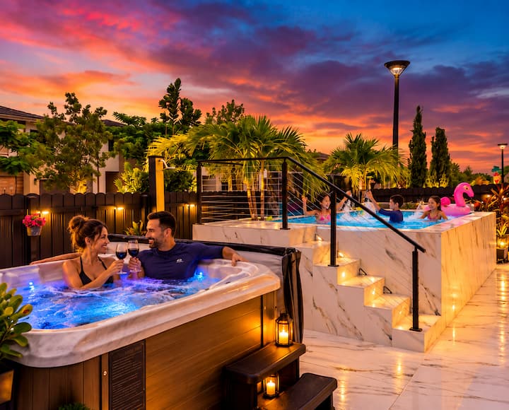 Allure Oasis | 11ppl | Pool | Hot Tub | Game Room - Florida City, FL