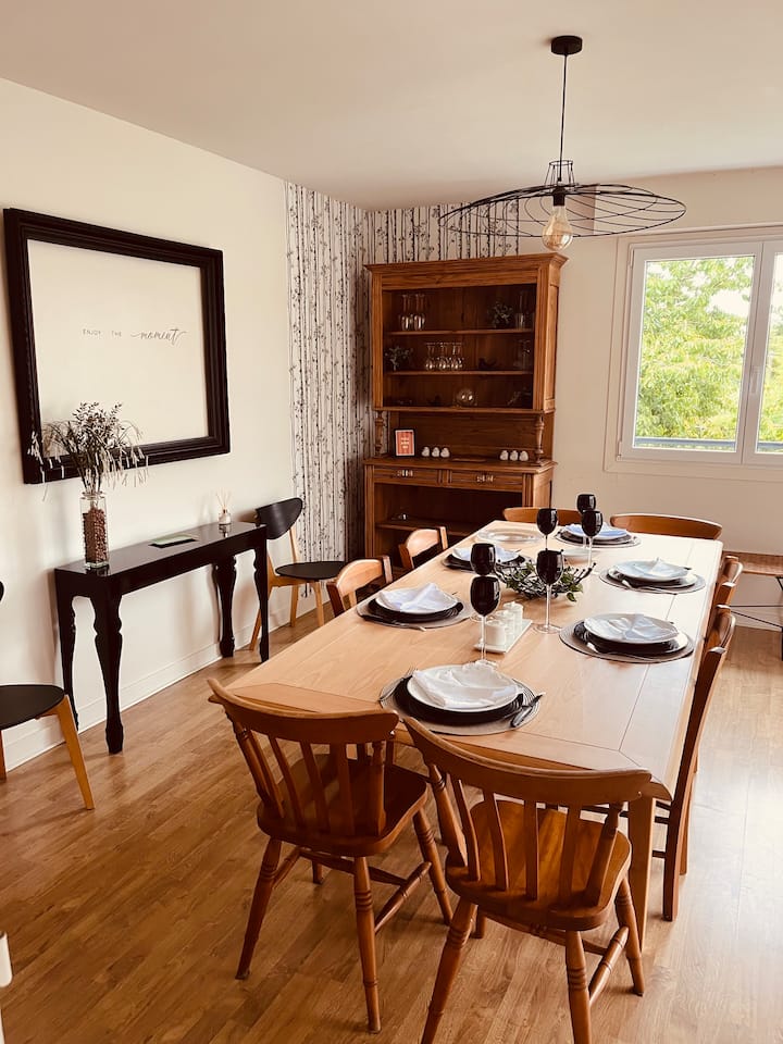 Maison Conviviale- Familles, Amis, Cyclotouristes - Lohéac