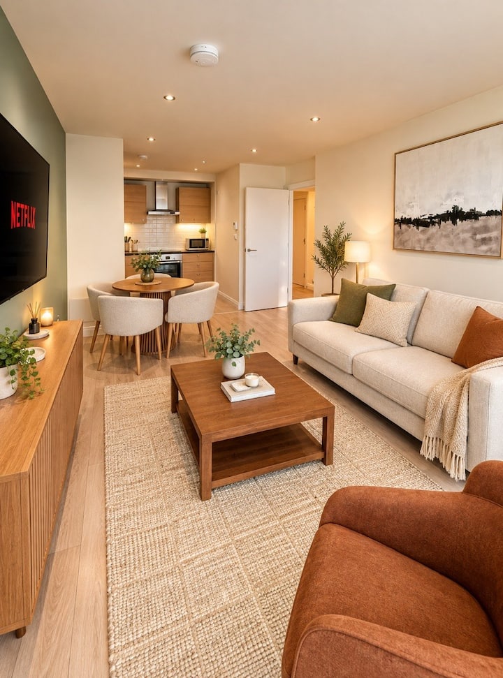 Elegant Apartment With Sauna And Gym - Dublín