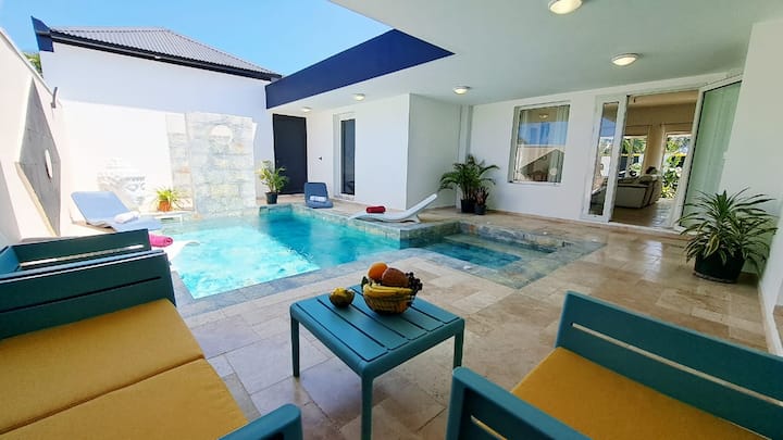 ÀZot Villa 3 Ch, 3 Terrasses, Piscine Chauffée - Saint-Pierre
