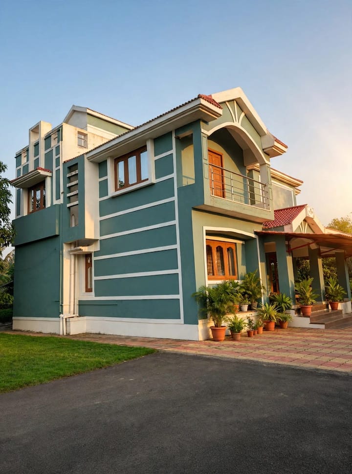 Spacious Private Villa With Terrace & Garden - Palghar