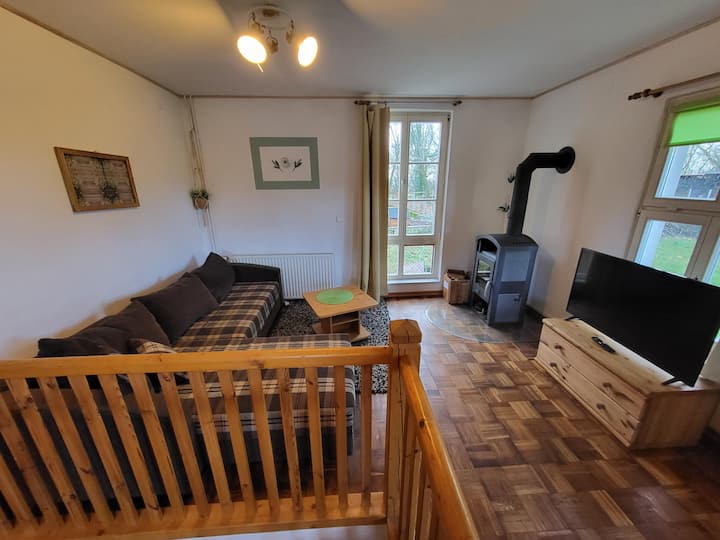 Gutshof Fewo Mit Abgezäunten Garten Und Kamin - Burg (bei Magdeburg)