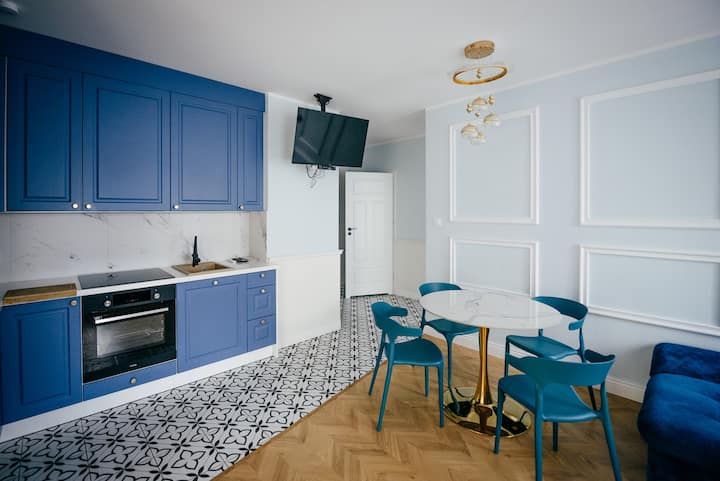 Apartament W Niebieskim Wystroju Chill In ŁóDź - Łódź