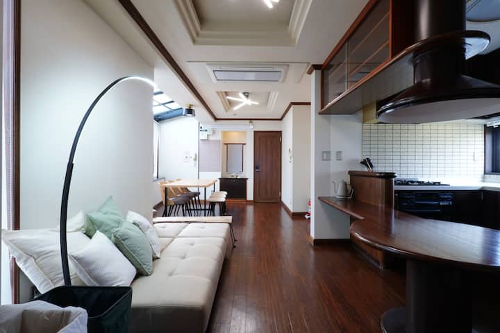 最上階貸切174㎡/福島駅4分/最大18名6室/繁華街ド真ん中の隠れ家メゾネット/キッチン付/禁煙 - Fukushima