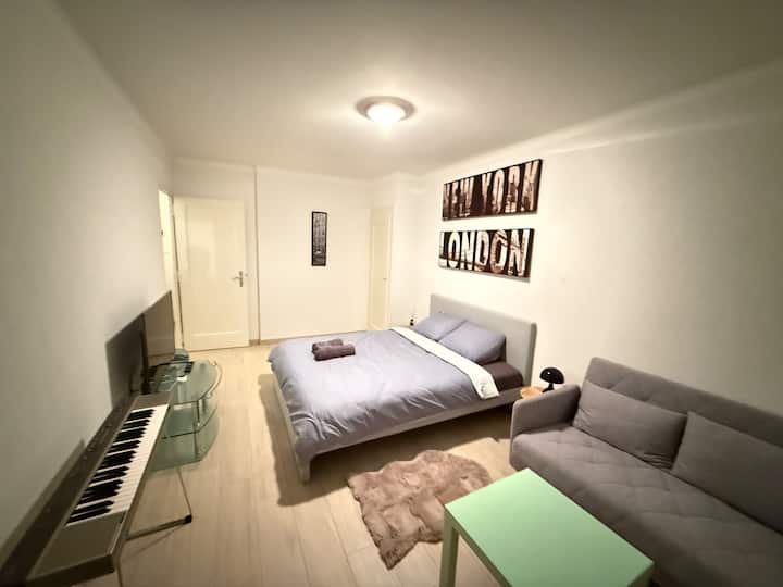 Studio Premium, Vue Sur Lac Et Totalement éQuipé - ローザンヌ