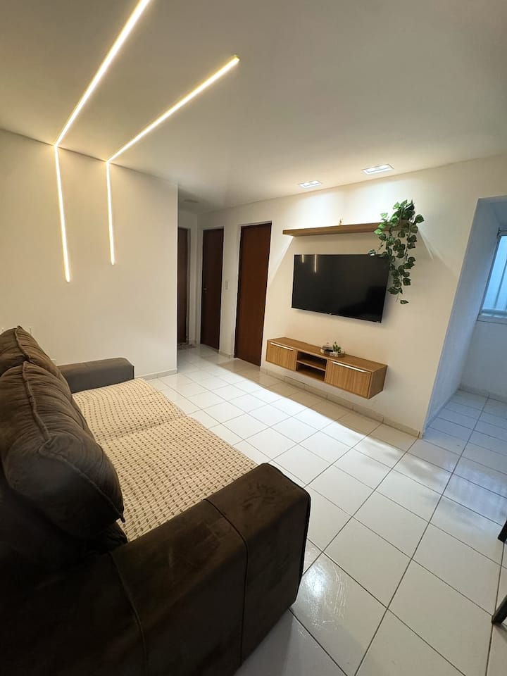 Apto Térreo | Garagem | Ar | 3 Km Da Praia - 聖路易斯