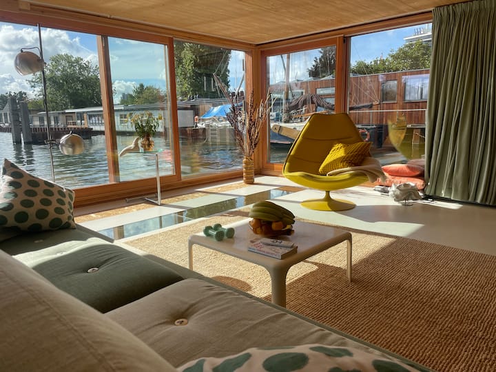 Amazing Houseboat, Amazing View+garden+bikes! - Ámsterdam