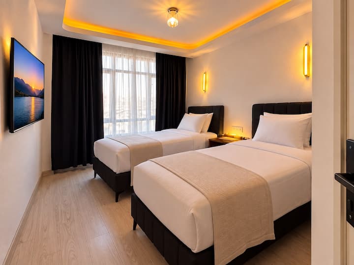 İKi Tek Kişilik Yataklı Oda - Ankara