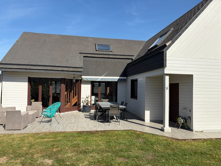 Maison 8/10 Pers Avec Grand Jardin Piscine Tennis - Cabourg