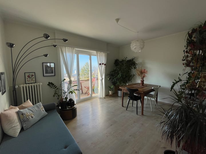Cosy 2.5-room Oasis With Lake View Lausanne - 로잔