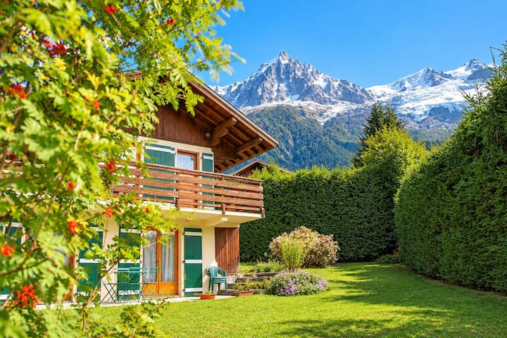 Chalet Avec Jardin Face à Laiguille Du Midi - Chamonix