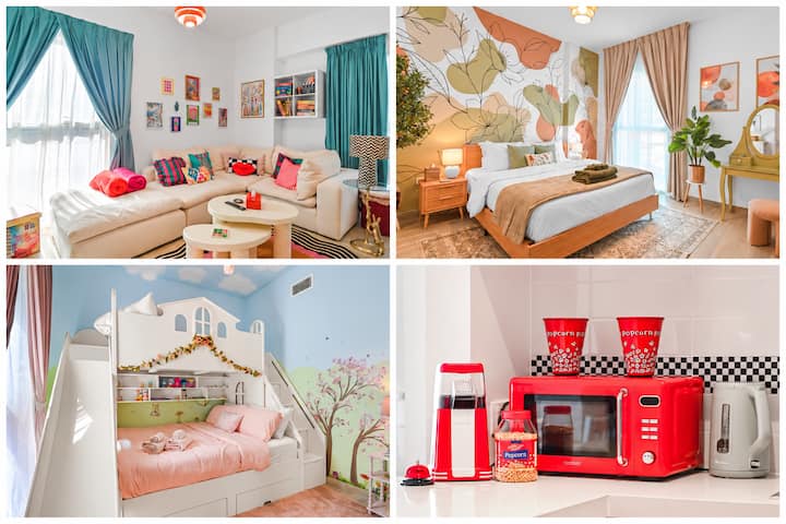 4 Magical Bedrooms | Close To Parks | 50s Diner - Abu Dhabi