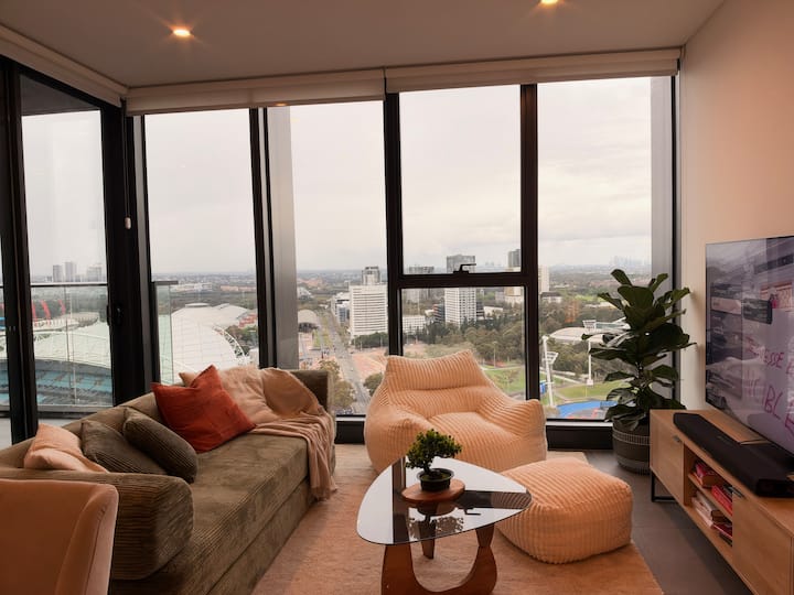 Kyoto Style Apt, Accor Stadium And City Views - Parramatta