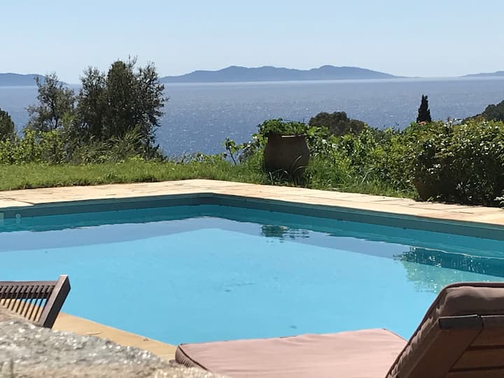 Coeur Village, Piscine, Jardin, Vue, Plage à Pied - Le Lavandou