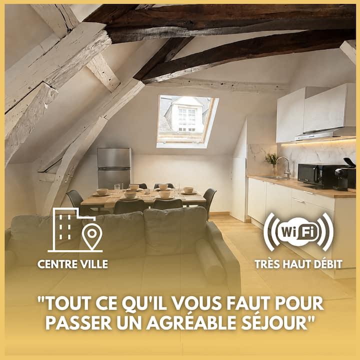 Appartement 3 Chambres - Centre Historique - Orléans
