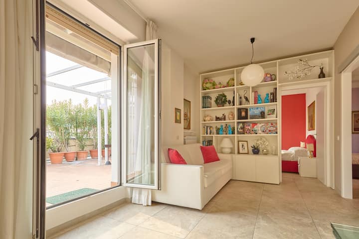 "Pier's House" - Attico A 3 Km Dal Centro Città - Milán